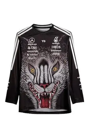 Adidas X Y3 Mercedes Driver Longsleeve Jersey - Black