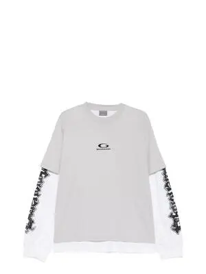 Balenciaga Hybrid Double Sweatshirt Grey