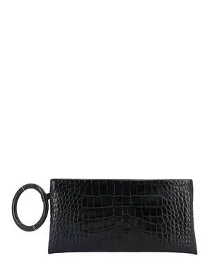 TOM FORD Ring-handle Clutch - Black
