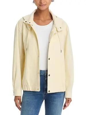 FRAME The Seersucker Track Jacket - Lemon Multi