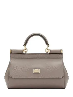 Dolce & Gabbana Mini Sicily Handbag Beige