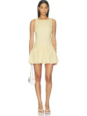Peixoto PEIXOTO Addison Mini Dress Honeycomb Polka Dots