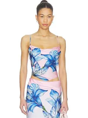 Rococo Sand Cowl Neck Top - Multi