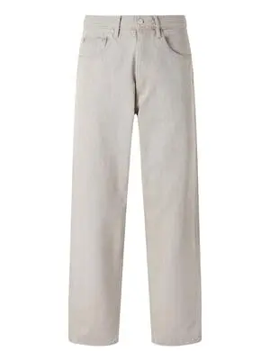 Auralee Wide-leg Twist Jeans - Gray