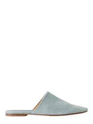 AeydĒ Rega Suede Slides - Blue