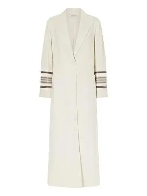 ABADIA Benny Embroidered Twill Coat