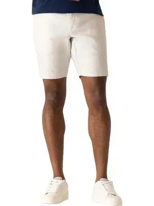 DEKE Oasis 8.5-Inch Linen Blend Bermuda Shorts