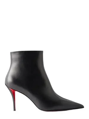 CHRISTIAN LOUBOUTIN Miss Z 80 Leather Ankle Boots