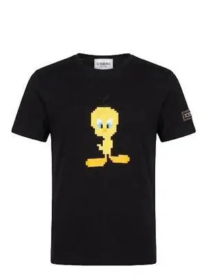Iceberg Looney Tunes T-shirt Size Cotton - Black