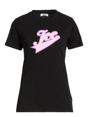 Iceberg ICE ICEBERG Logo-Print T-Shirt Black