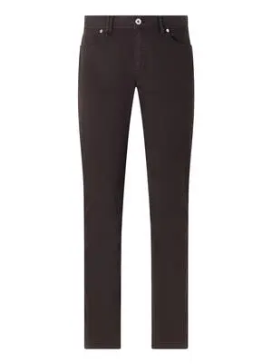 Brioni Meribel Straight-Leg Jeans Brown