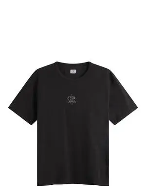 C.P. COMPANY Embroidered Sailor 1020 T-shirt - Black