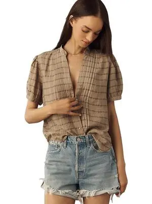 CLOTH & STONE Textured Buttondown Shirt - Soft Thyme