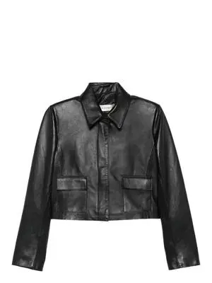Nour Hammour Bleeker Cropped Jacket Black