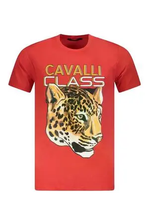 Roberto Cavalli Logo-print T-shirt Red