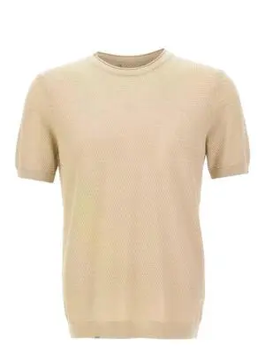 BOB Textured-finish Cotton Sweater - Neutrals