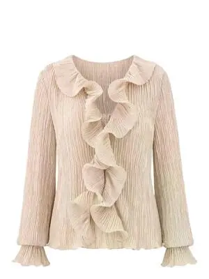 Guess Ruffled Blouse - Neutrals