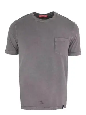 DRUMOHR Pocket-detail T-shirt - Grey