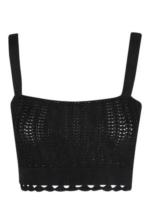 IRO PARIS Lyanne Crochet-Knit Bralette Top