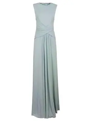 Roland Mouret Draped Sleeveless Dress - Blue