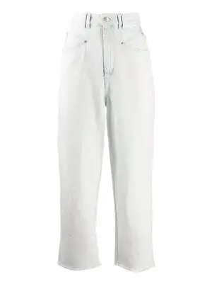 Isabel Marant Étoile High-rise Cropped Jeans - Blue