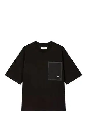 STUDIO TOMBOY Patch-pocket T-shirt - Black