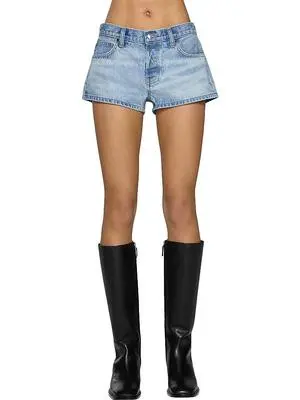 EB DENIM Portman High Rise Shorts - Drift