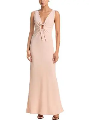 Black Halo Reese Maxi Dress - Mango