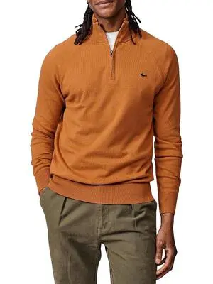 Aubin Bonby Zip Neck Sweater - Ginger