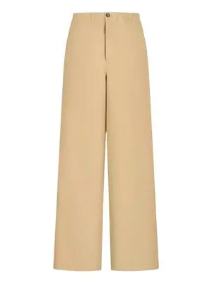 JIL SANDER Wide-leg Trousers - Neutrals