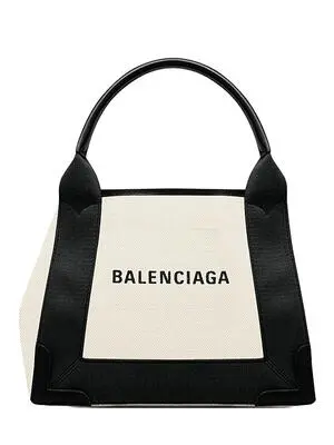 Balenciaga Cabas Xs Tote - Black/silver