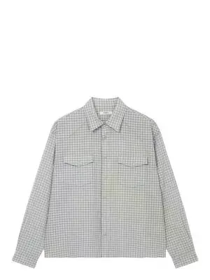 STUDIO TOMBOY Double-pocket Checkered Shirt - Neutrals