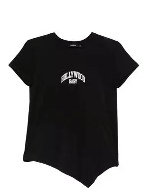 MISBHV Lettering Print T-shirt - Black