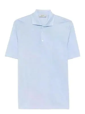 FERRANTE Short-sleeve Polo Shirt - Blue