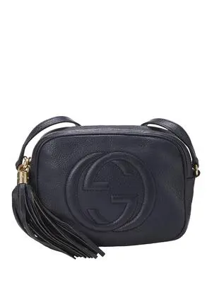 Gucci Leather Soho Disco Navy