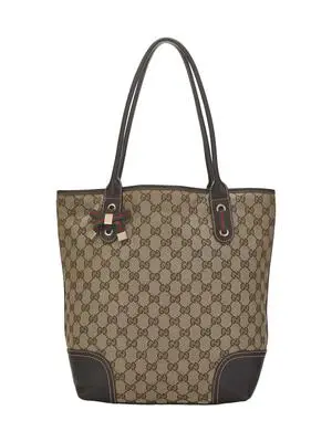 GUCCI Original GG Canvas Princy Vertical Tote