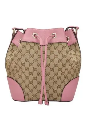 Gucci Original Gg Canvas Bucket Bag - Pink