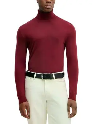Sisley Roll Neck Sweater - Red