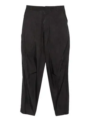 ADER ERROR Crinkled-finish Trousers - Black