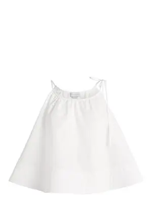 STELLA MCCARTNEY Cotton Poplin Frill Blouse