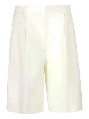 Pinko Pressed-crease Tailored Shorts - Neutrals