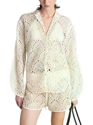 Cult Gaia Aziza Shirt - Neutrals