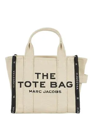 Marc Jacobs The Tote Bag In Canvas With Embroidered Logo - Sand