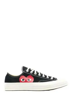 Play Comme Des Garcon X Converse Chuck 70 Sneakers - Black