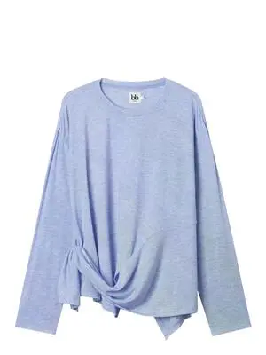B+AB Knot Asymmetric Top - Blue