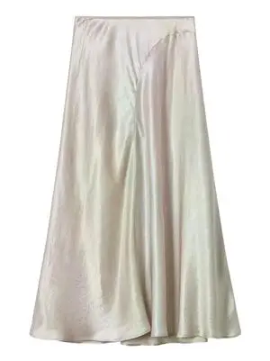 B+AB Paneled Midi Skirt - Neutrals