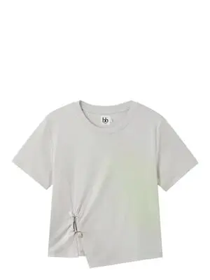 B+AB Ring-detail T-shirt - Grey