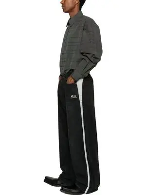 Balenciaga Logo Side-stripe Jeans - Black