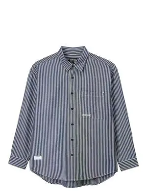 Izzue Striped Pocket Shirt - Blue