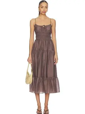 Heartloom Zinna Tiered Dress - Coco